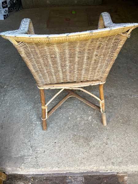 Freecycle: 2x Wicker garden chairs