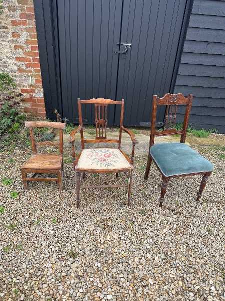 Freecycle: Antique chairs